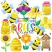 Honey Bumble Bee Clipart, Bee Hive Flower Queen Bee Spring Summer Bug ...