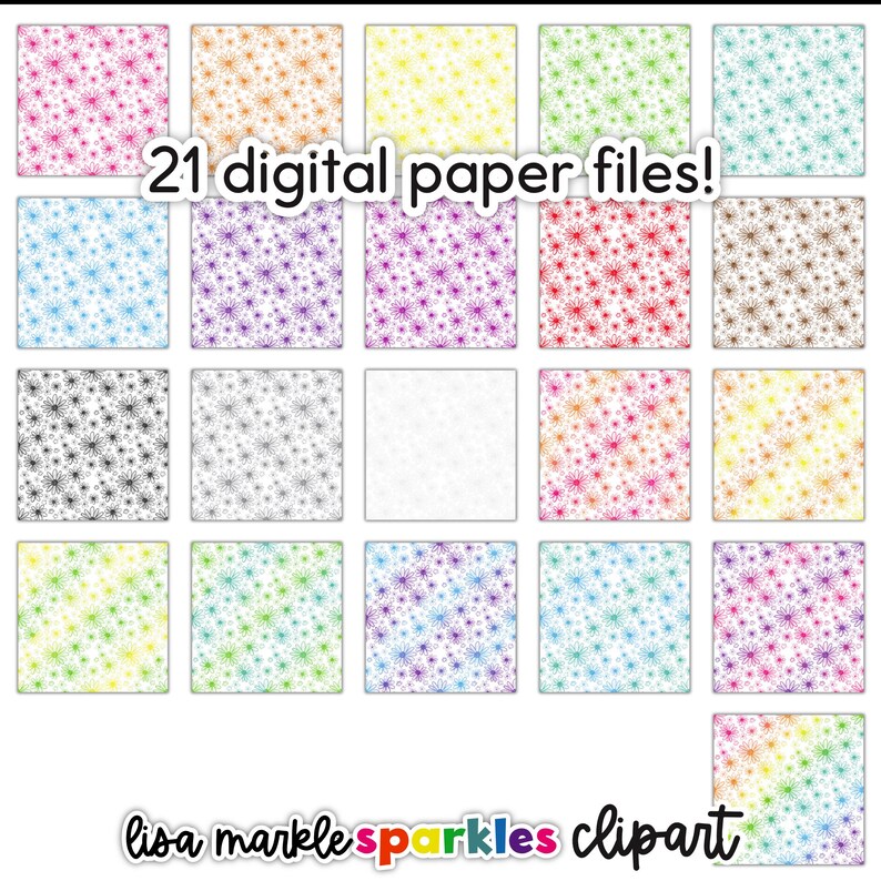 Crayon Spring Flowers Digital Paper Backgrounds Back to School Crayon ...