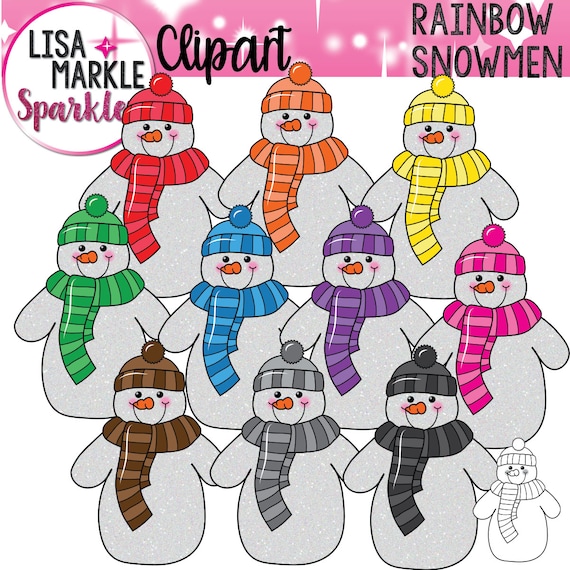 Cold Snowman Clipart