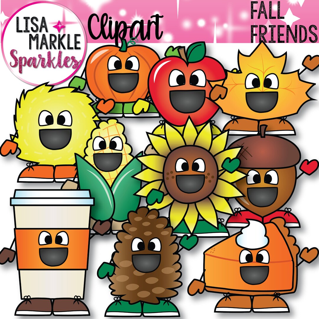 Fall Clipart, Autumn Clipart, Acorn Clipart, Pumpkin Clipart, Apple ...