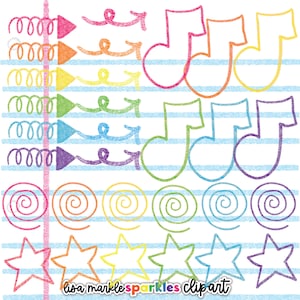 Crayon Doodles Drawing Clipart School Kids Teacher Craft Planner ...