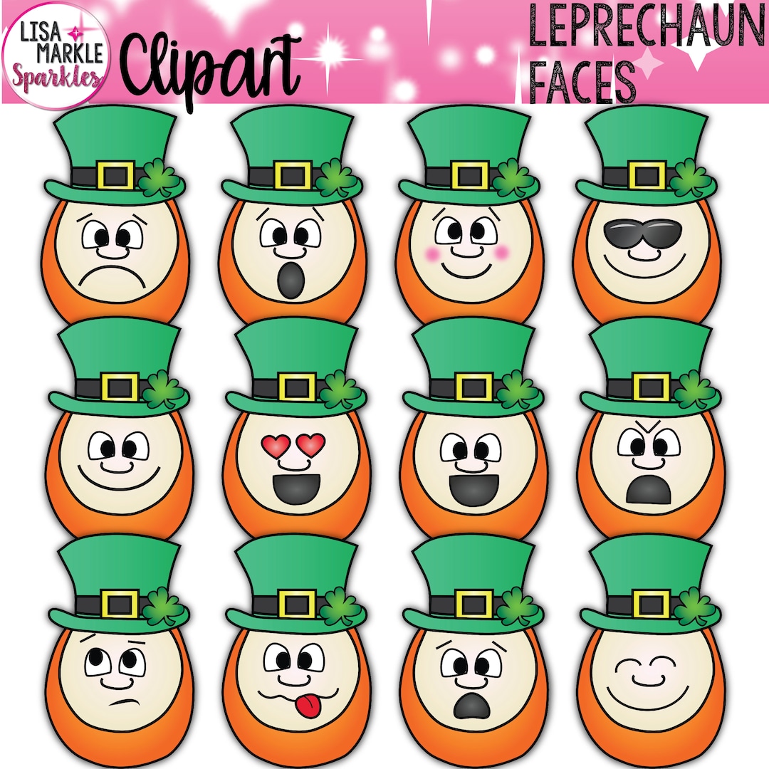 Emotions Clipart, Feelings Clipart, Leprechaun Clipart, Saint Patrick's ...