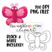 Watercolor Butterfly Clipart, Rainbow Butterfly PNG Image, Spring Bug ...