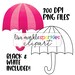 Umbrella Clipart - Spring Watercolor Rainbow Rain Weather Season ...