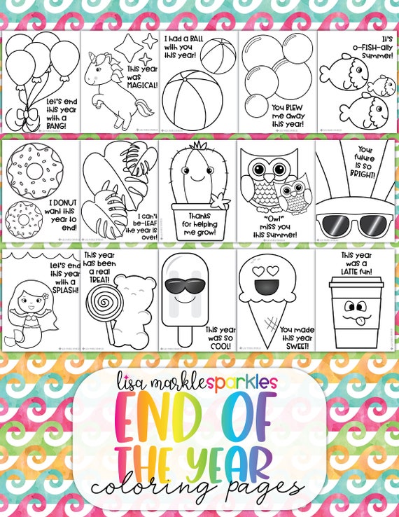 Free End Of School Year Coloring Pages