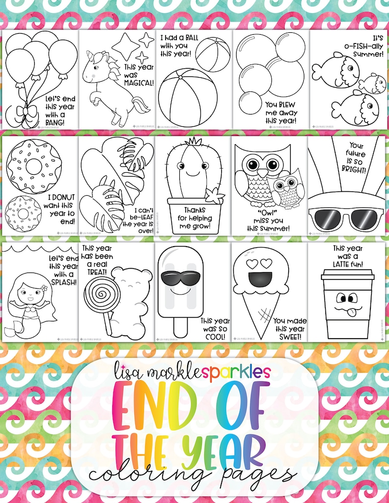End of School Year Coloring Pages Printable, Coloring Sheets, Coloring ...