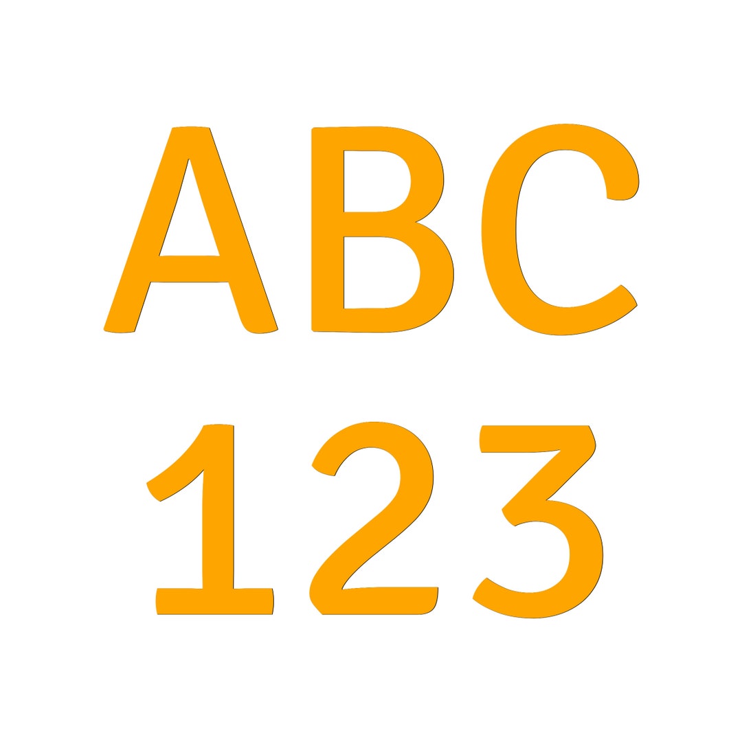 Letter Die Cut Shapes - Choose Your Size & Color - Bulletin Board ...