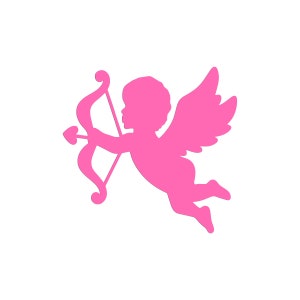 Cupid Die Cuts - Choose Your Size & Color - Valentine's Day Decorations ...