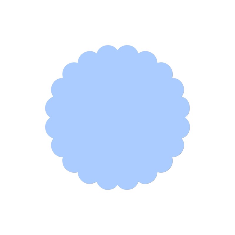 Scalloped Labels - Etsy