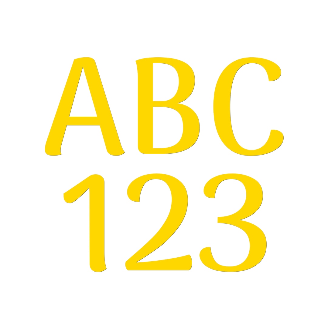 Letter Die Cut Shapes - Choose Your Size & Color - Bulletin Boards ...