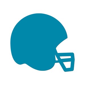 Football Helmet Die Cuts - Choose Your Size & Color - Party Decorations ...