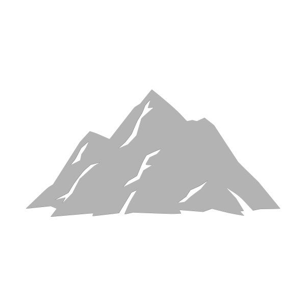 Mountain Cut Out - Etsy