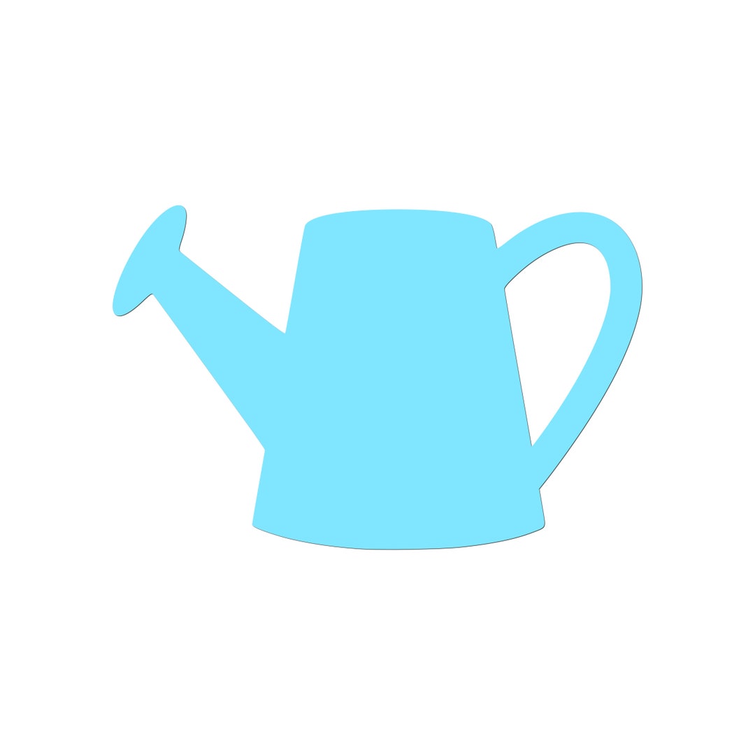 Watering Can Die Cuts - Choose Your Size & Color - Spring Crafts ...