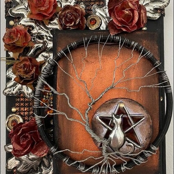 Mixed Media Wire Art - Etsy UK