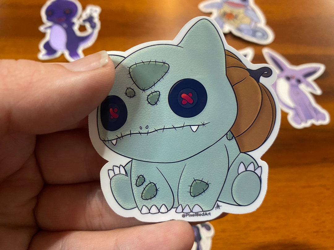 Spooky Pokémon Sticker Halloween Cute Sticker Sticker Gift - Etsy