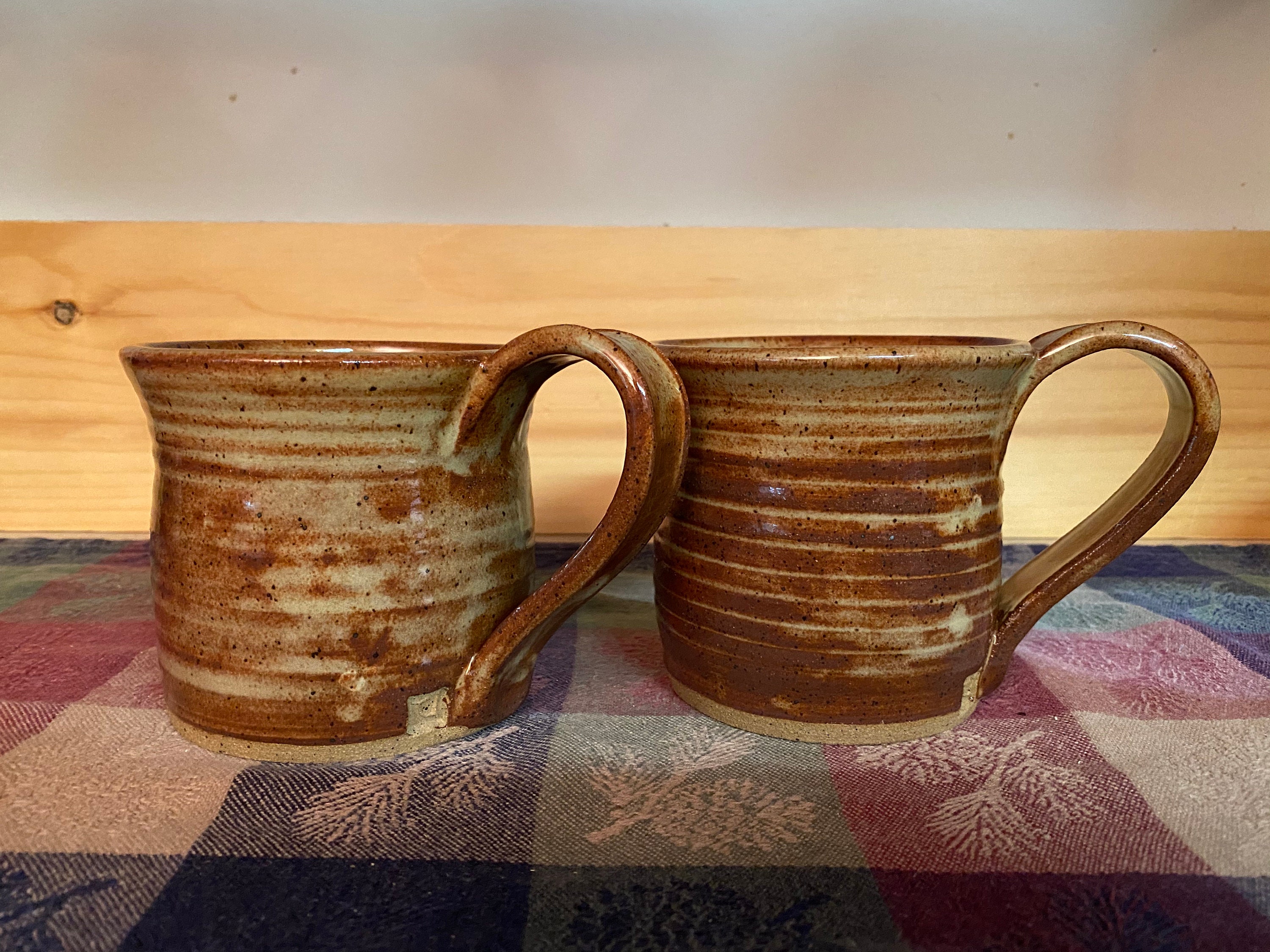 Light Rust Pottery Coffee Mug - Etsy