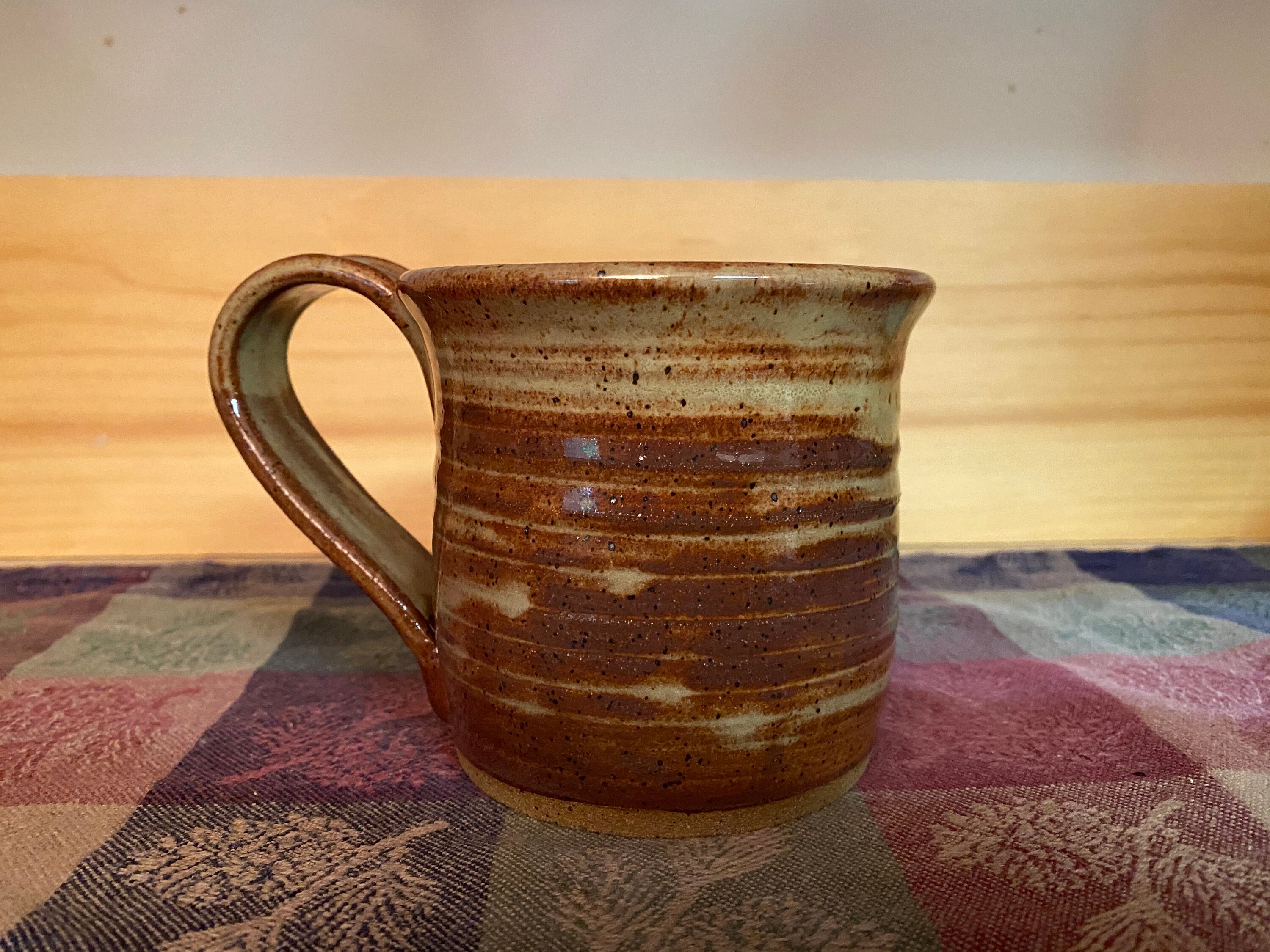 Light Rust Pottery Coffee Mug - Etsy