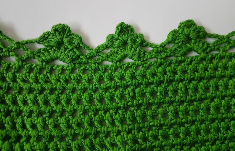 Green Lace Dress, Spring Lace Dress Pattern, Instant Download Crochet ...