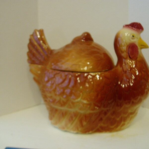 Rooster Cookie Jar - Etsy