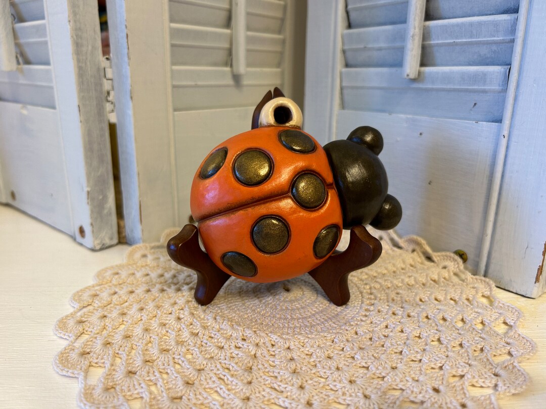 Small Ceramic Ladybug for the Wall, Vintage Nursery Décor - Etsy