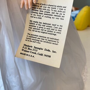 Marjorie Spangler "forever Anber" Numbered Doll 15", Vintage Nursery Décor - Etsy