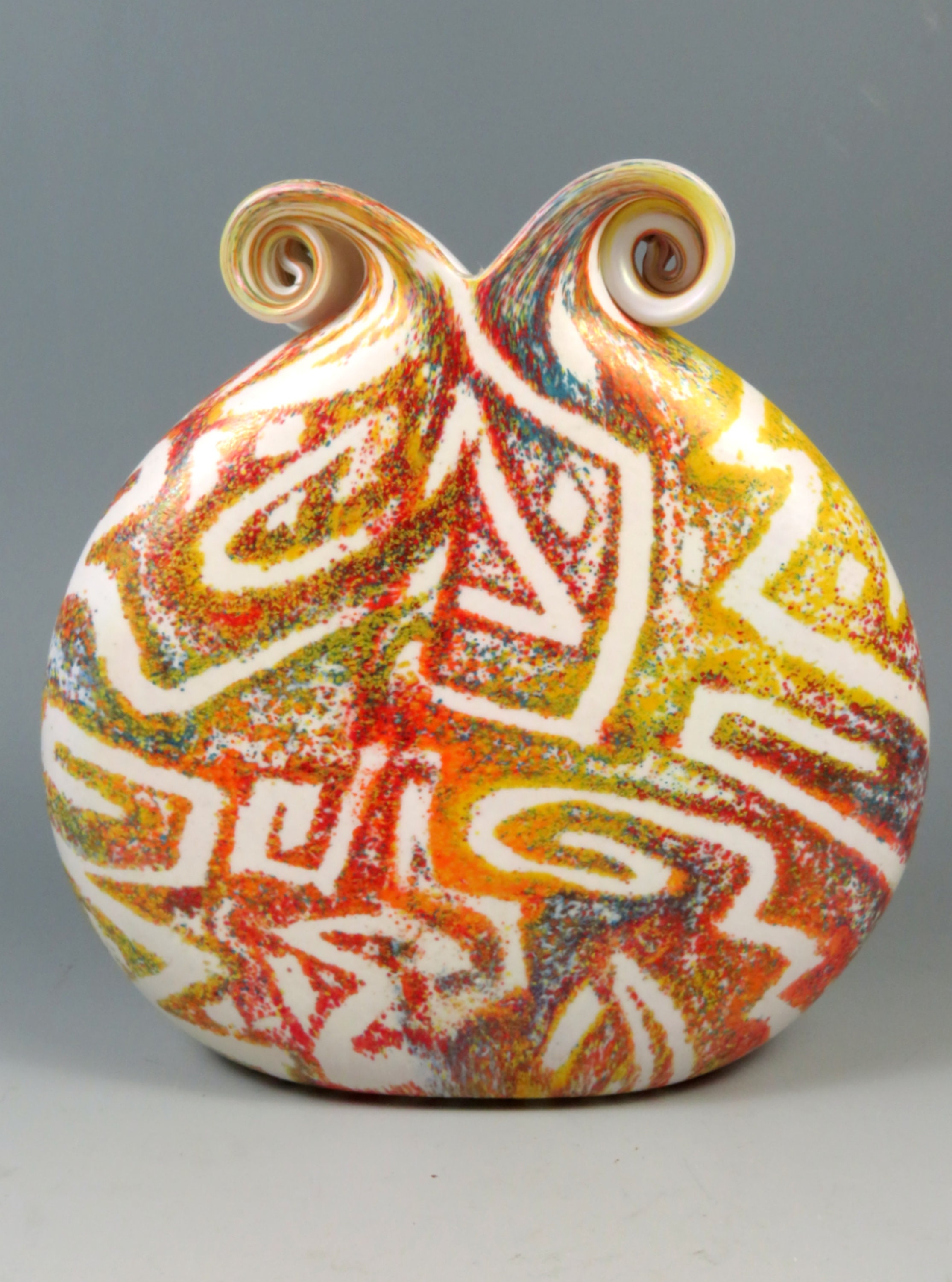 Isle of Wight Glass Timothy Harris Jazz Vase Archive Piece - Etsy