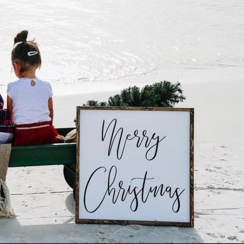 Large Christmas Sign - Etsy
