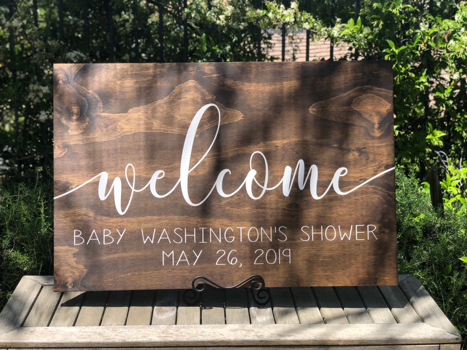 Welcome Baby Shower Sign Baby Shower Decor Welcome Sign - Etsy