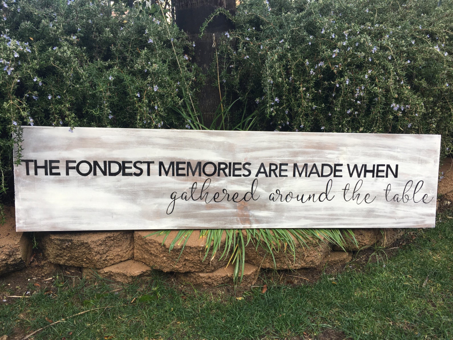 Fondest Memories Sign Dining Room Sign Fondest Memories | Etsy