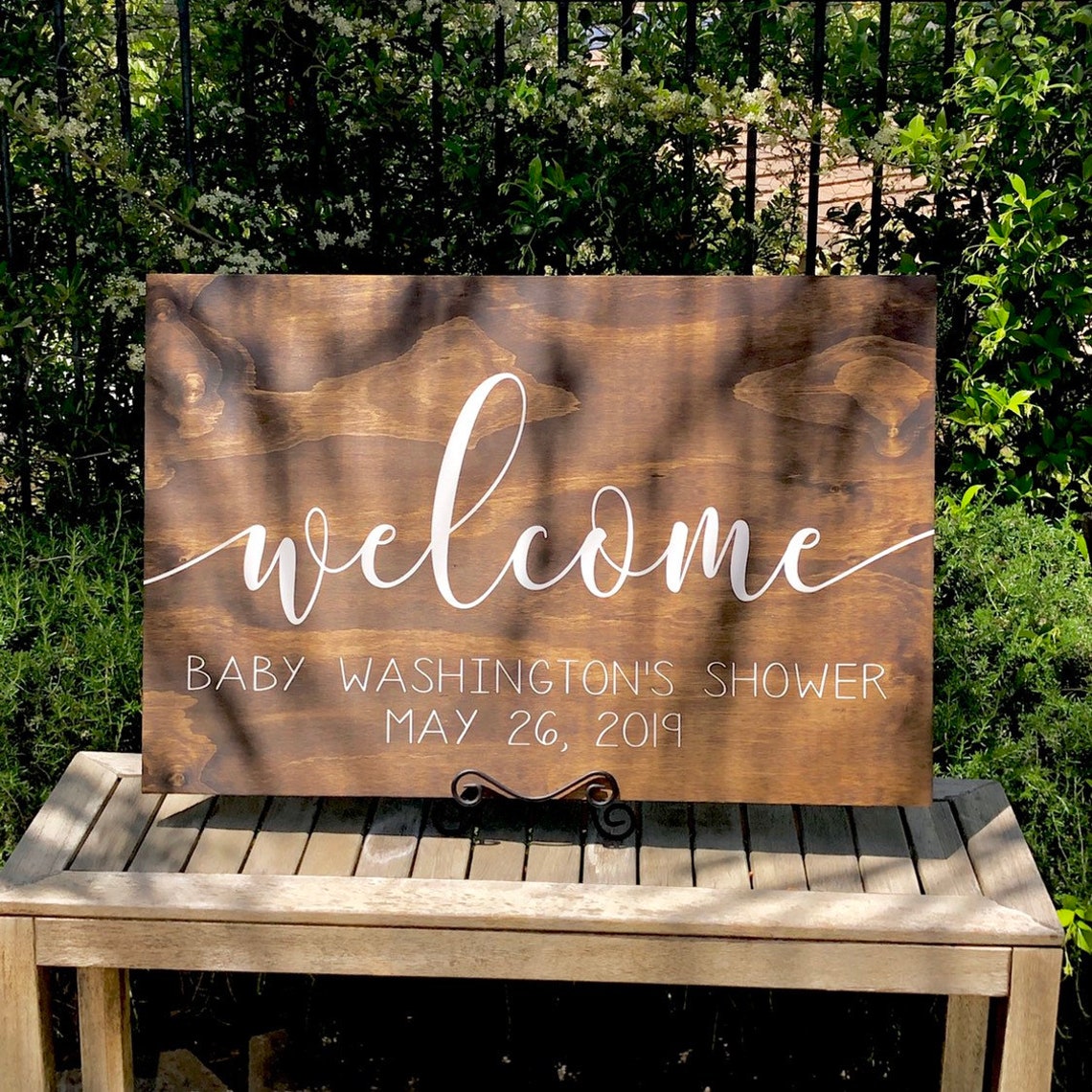 Welcome Baby Shower Sign Baby Shower Decor Welcome Sign - Etsy