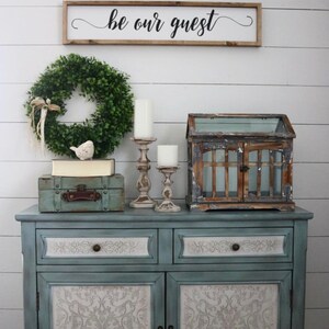 Be Our Guest Wood Sign | Framed Sign | Guest Room Decor | Bedroom Decor ...