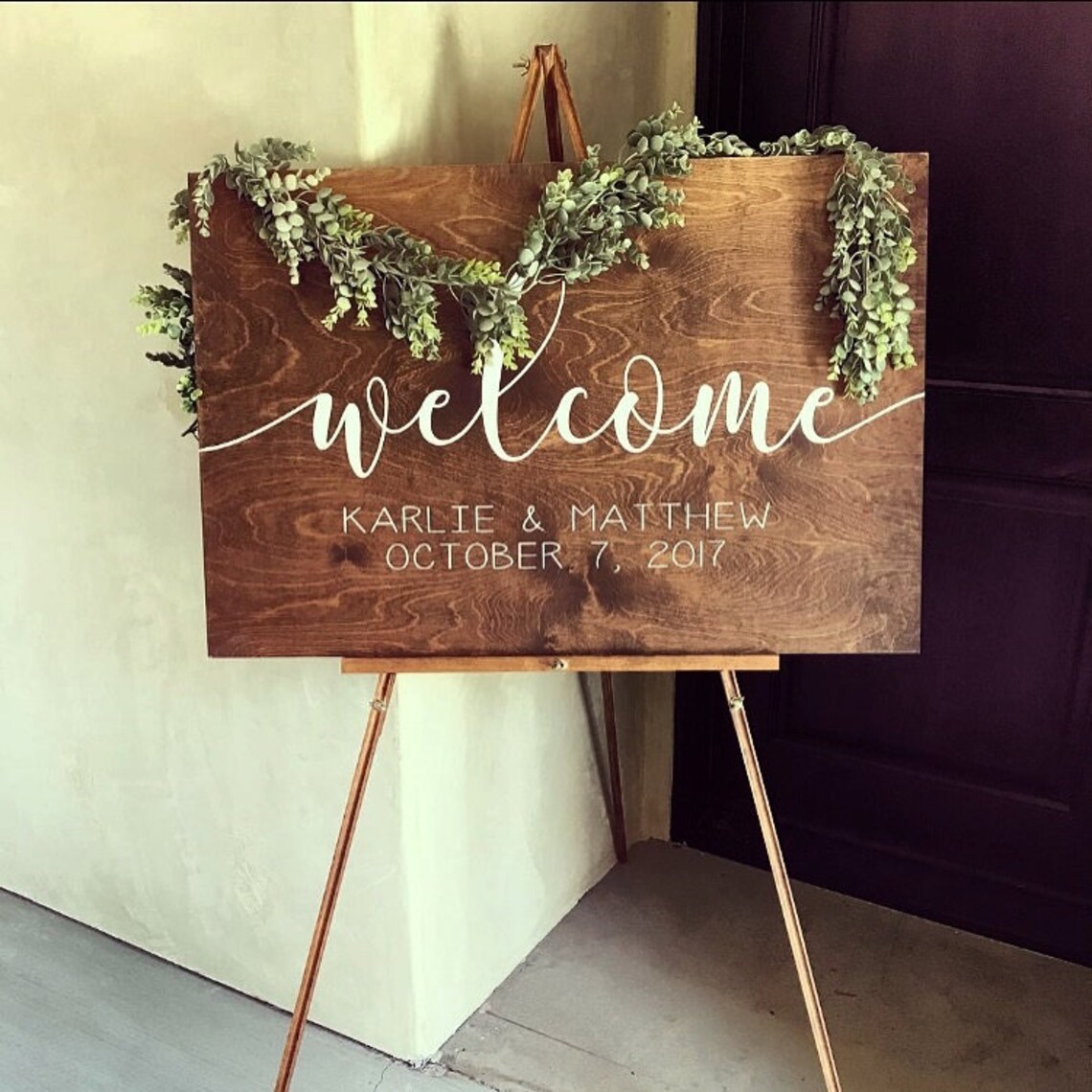 Welcome Wedding Sign Wedding Decor Welcome Sign | Etsy