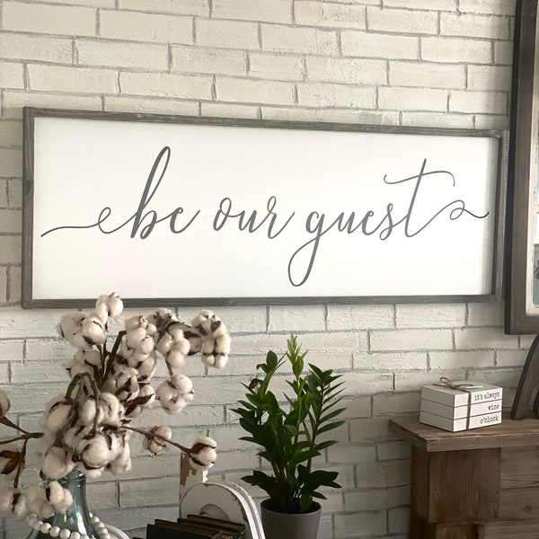 Be Our Guest Sign - Etsy