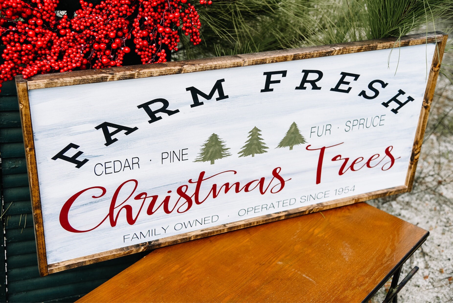 Large Farm Fresh Christmas Trees Christmas Decor Christmas - Etsy