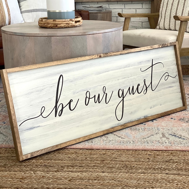 Be Our Guest Sign - Etsy