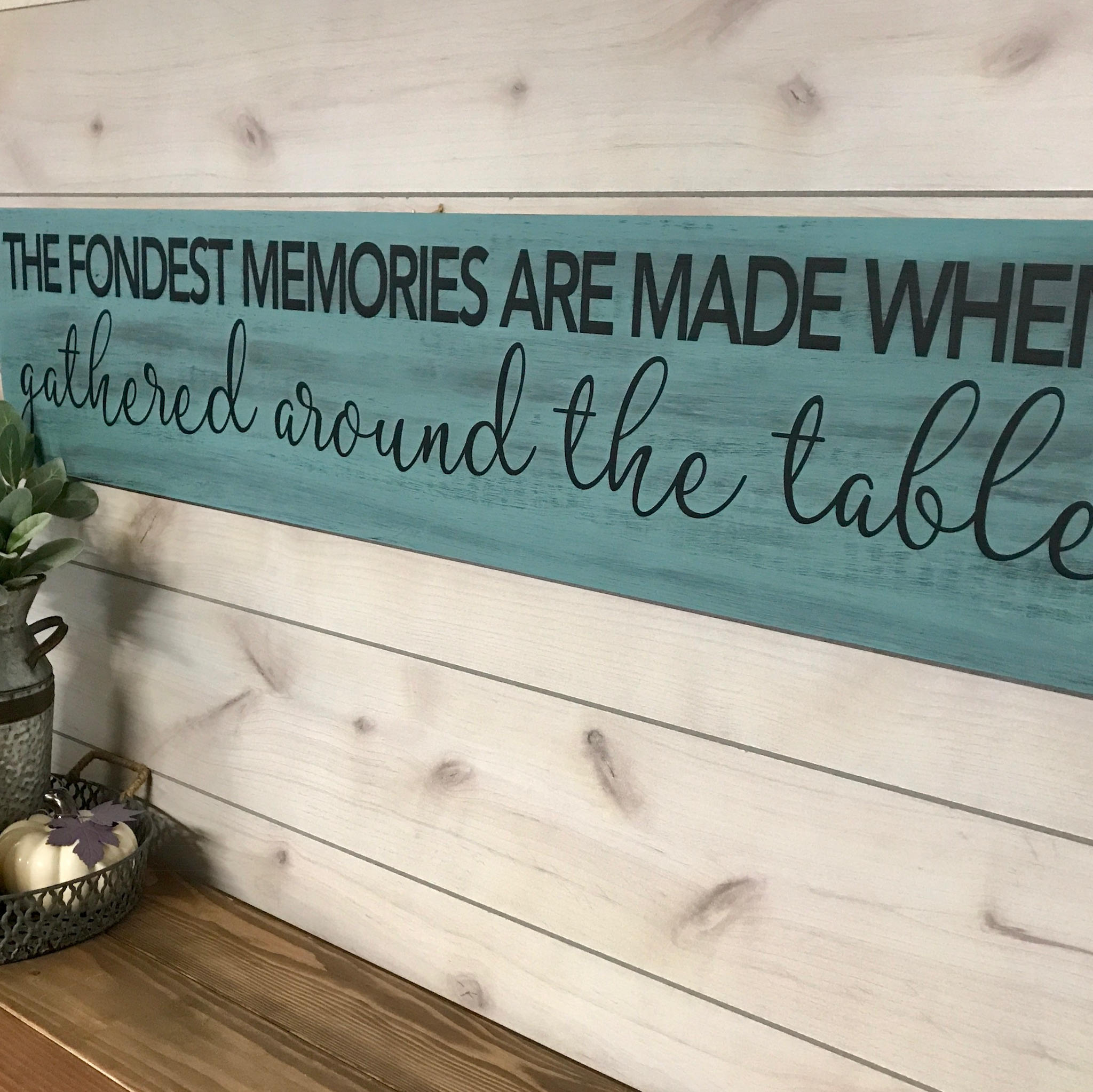 Fondest Memories Sign Dining Room Sign Fondest Memories | Etsy