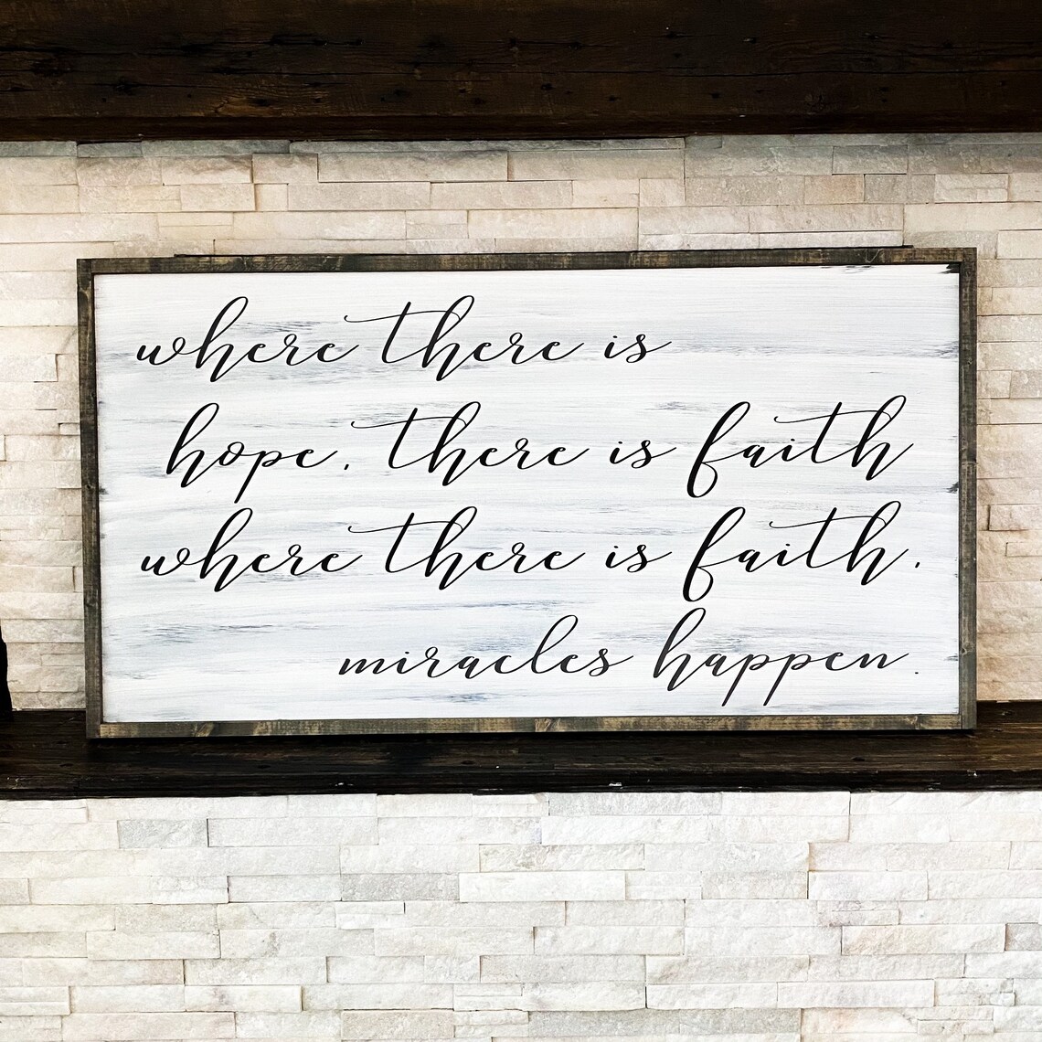 Where There is Hope There is Faith Where There is Faith - Etsy UK