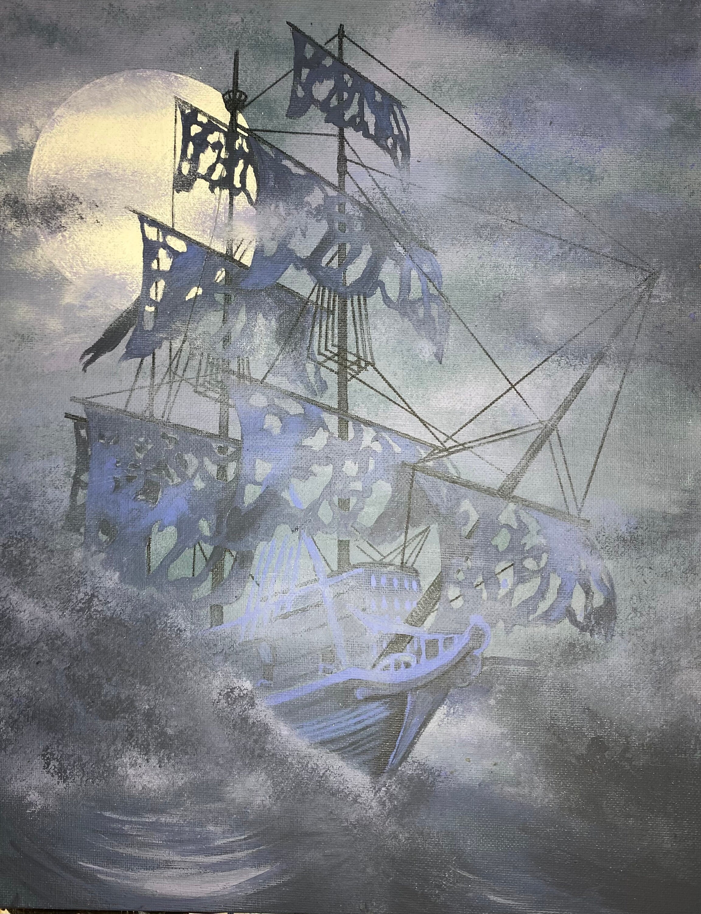 Pirate Ghost Ship Paintings