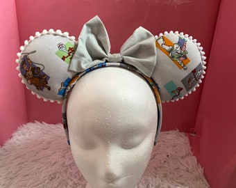 Toy Story Inspired Lotso Minnie Mouse Ears Headband Glitter - Etsy