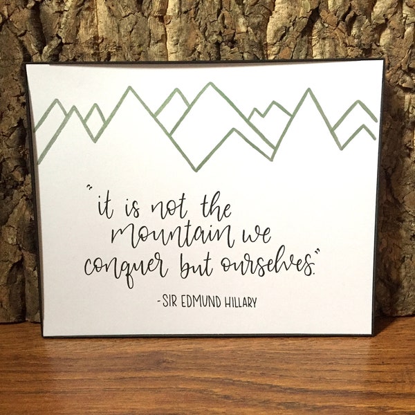 Conquer Quote - Etsy
