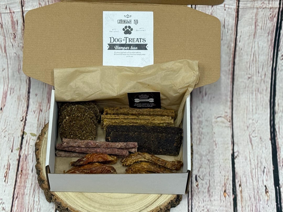 Natural Meat Feast Dog Treat Box: Cornish K9, Grain-free, Made in UK - Etsy