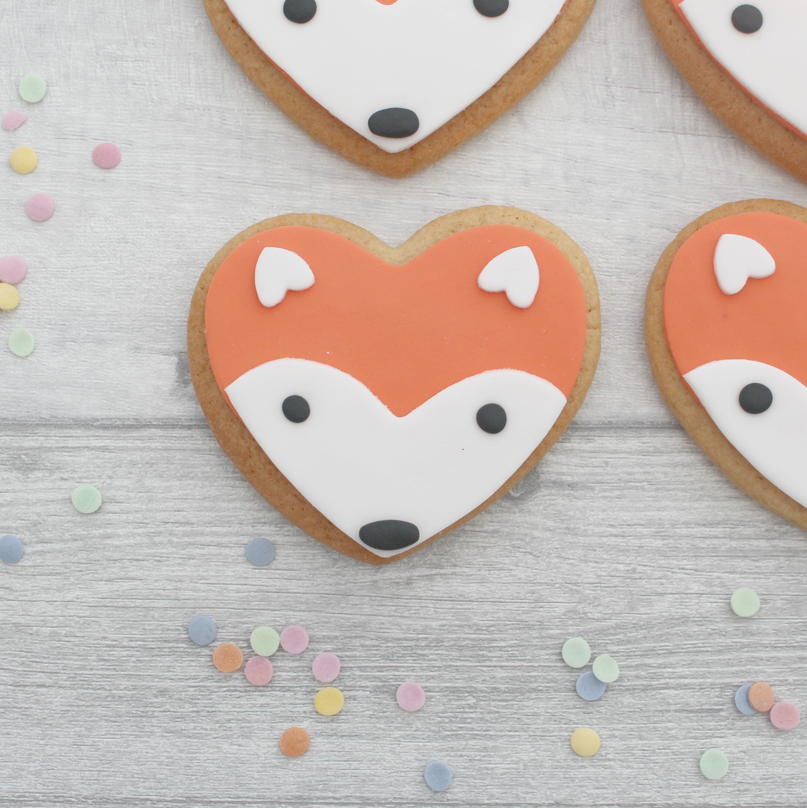 Fox cookies woodland party favours | Etsy