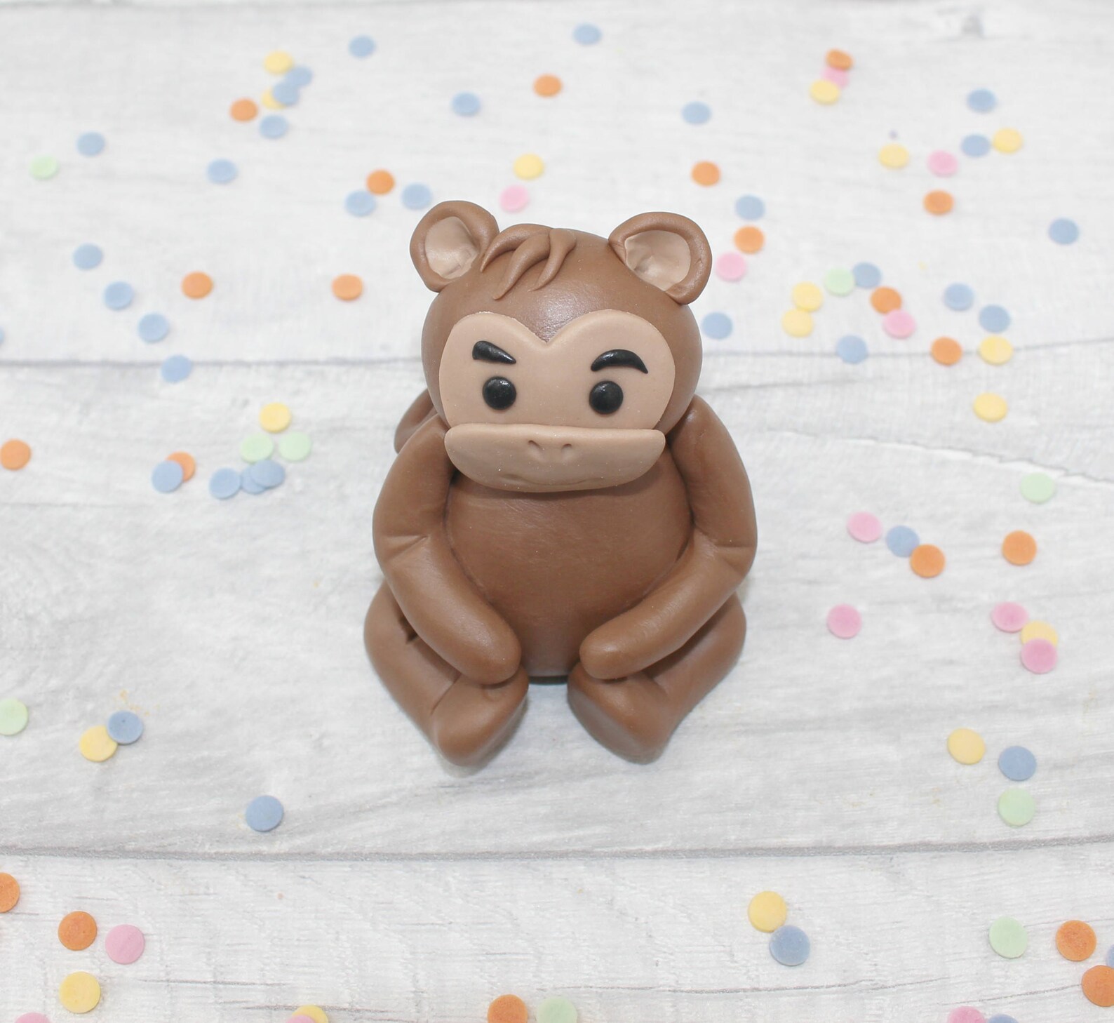 Monkey Cake Topper Baby Shower Zoo Cake Decoration Monkey - Etsy UK