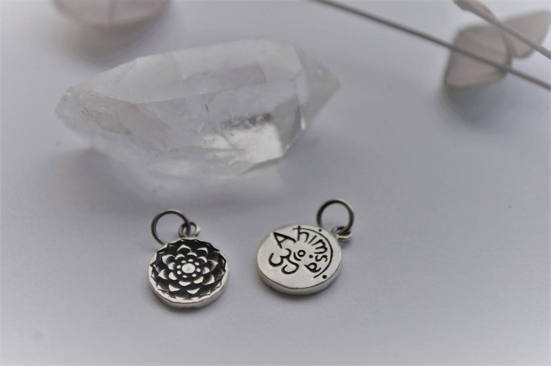 Ahimsa Pendant | Handmade Jewellery | Meditation Jewelry | Spiritual ...
