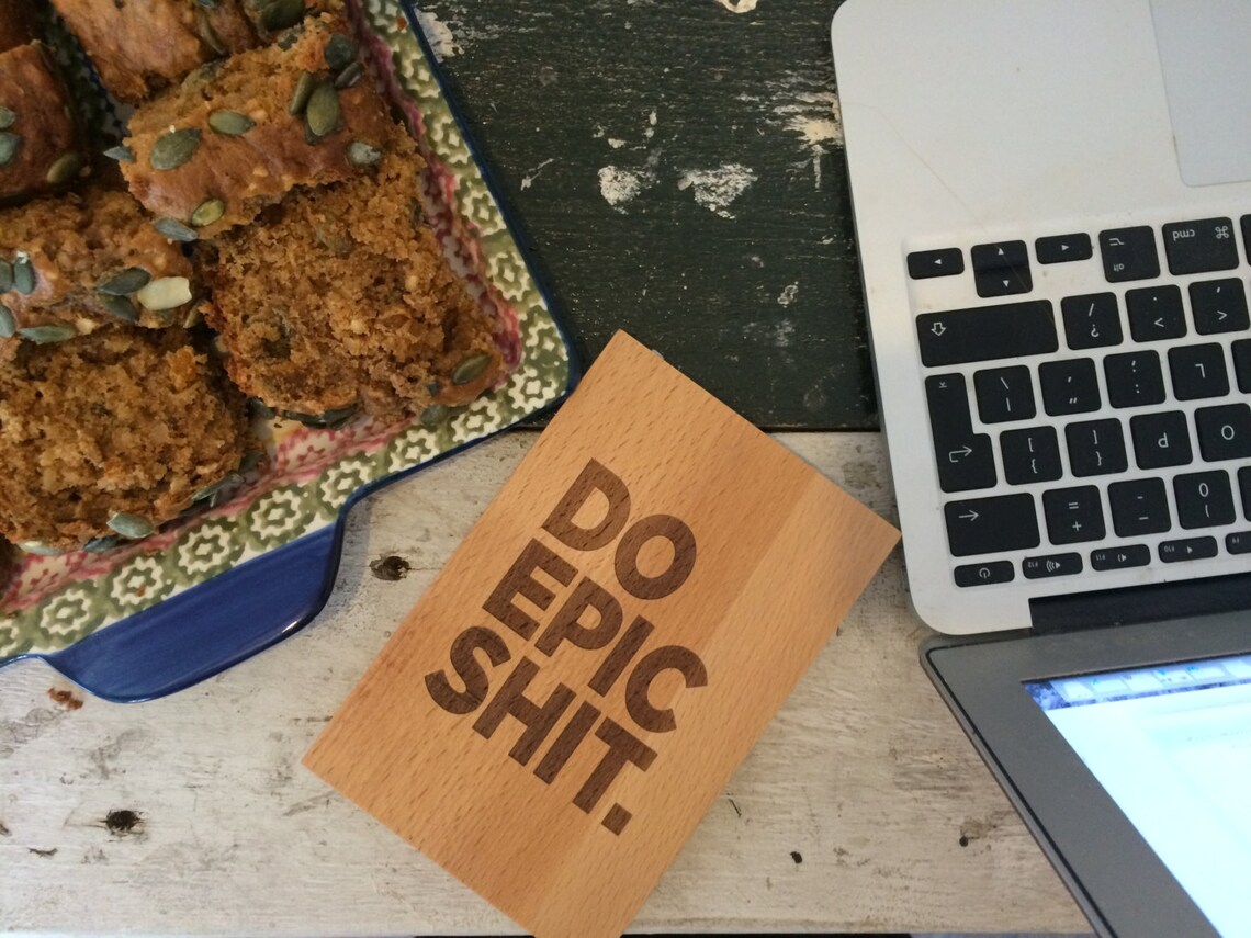 Do Epic Shit Wooden Sign Motivational Gift Inspiration Gift - Etsy UK