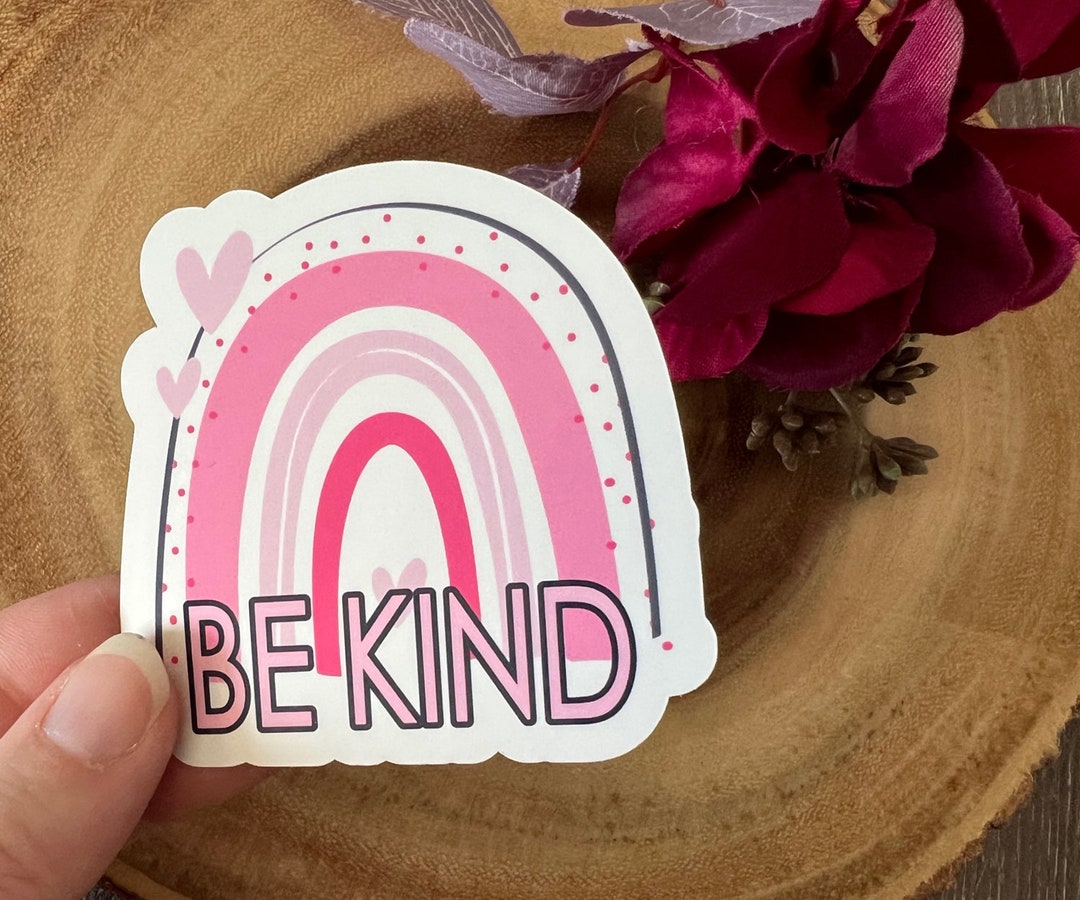 Rainbow Stickers, Be Kind Rainbow Sticker, Rainbow Decor, Scrapbooking ...