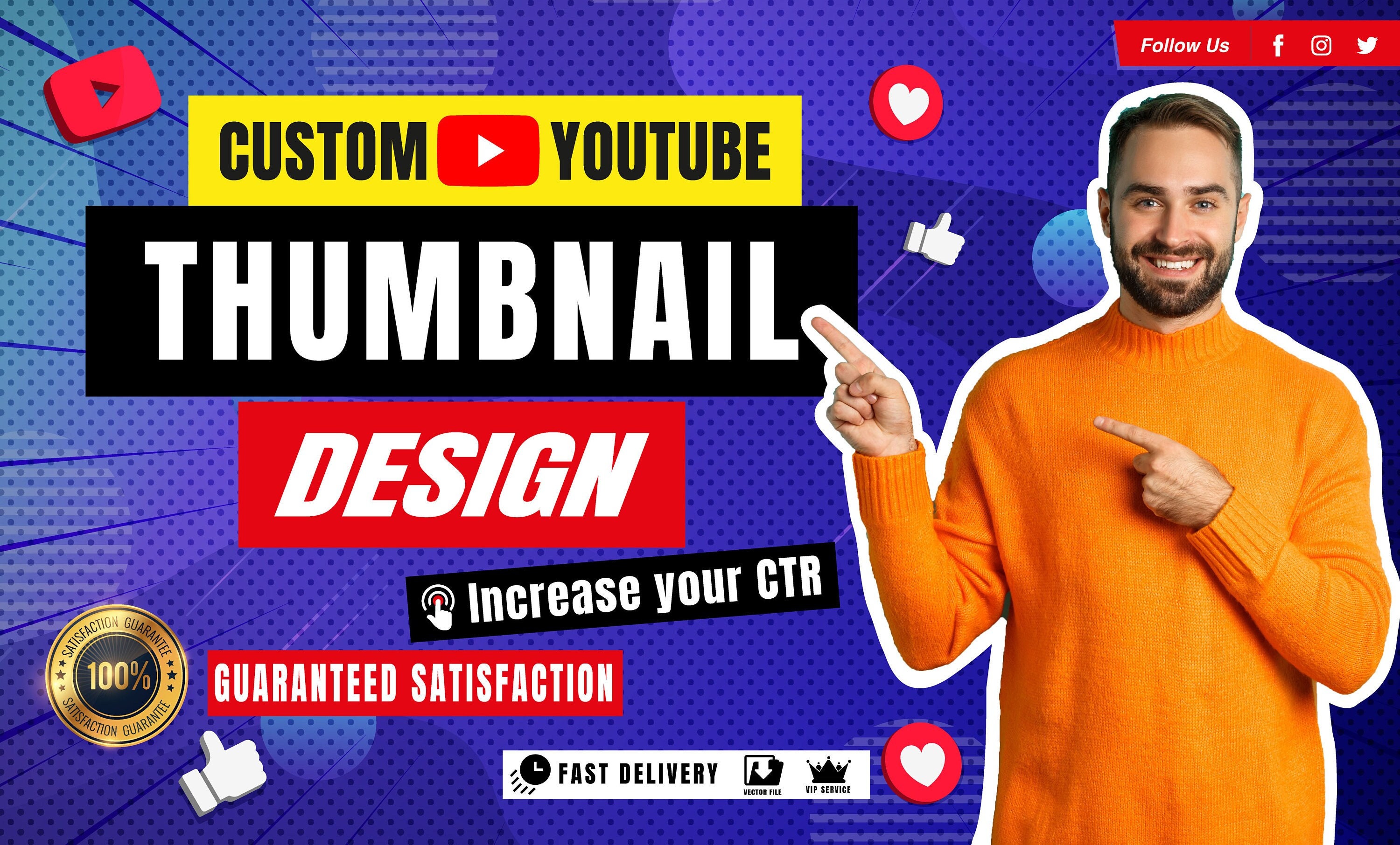 I Will Create Youtube Thumbnails Design That Increase Click - Etsy