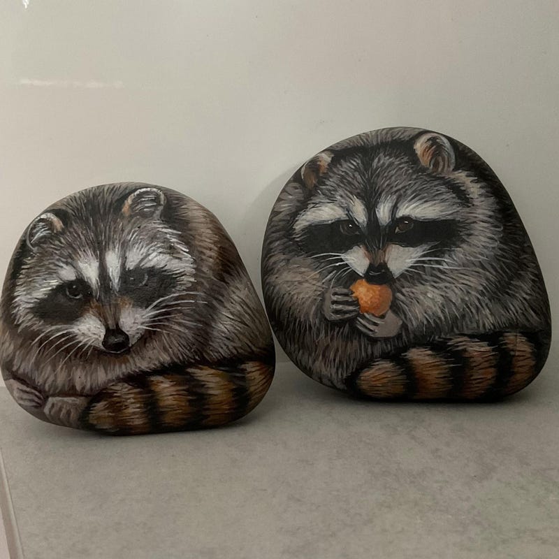 Painted Rock Animals - Etsy