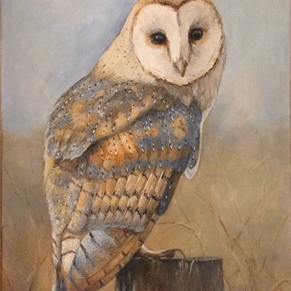 Owl Painting - Etsy