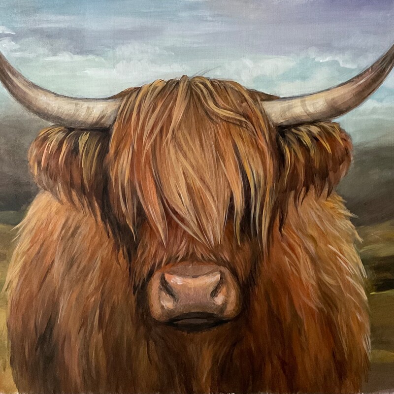 Cow Portrait - Etsy